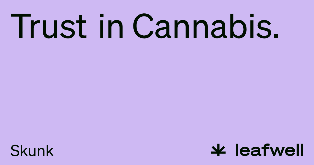 Skunk Marijuana Strain, AKA Super Skunk